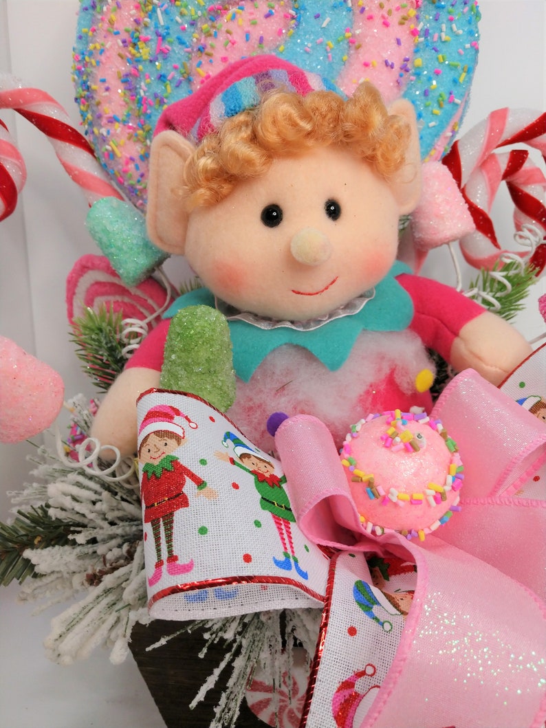 Colorful Elf Centerpiece for Your Holiday Table Christmas Elf - Etsy