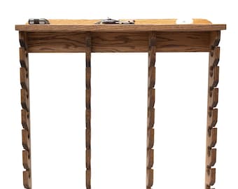 20 Cap Solid Oak Rack Made to Order Free Shipping USA - Etsy