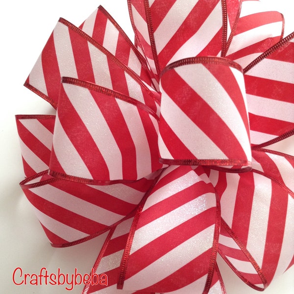 Ribbon Bow Tree Topper - Etsy