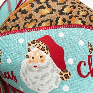 Cheetah Christmas Tree Topper / Christmas Leopard Decorative Bow ...