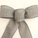 Gray Color Bows / Small Gray Decorative Bows / Set of 12 Bows / Gray ...
