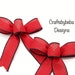 Red and Black Bows / Set 8 Bows / Small Red and Black - Etsy