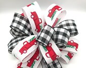 Red Truck Christmas Tree Topper / Christmas Tree Topper / Red | Etsy