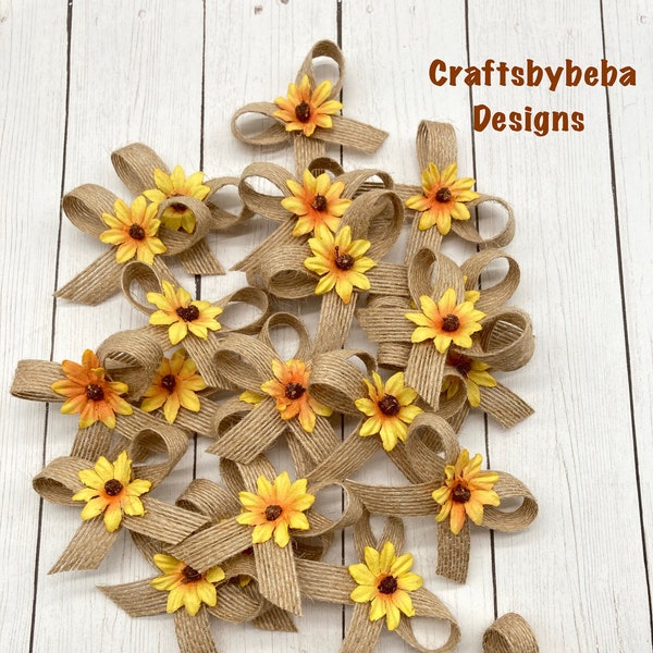 Sunflower Burlap - Etsy