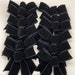 Black Velvet Christmas Bows: Tree Decor, Set of 12 - Etsy