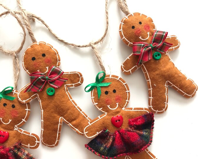 Gingerbread Banner / Gingerbread Bunting / Christmas - Etsy