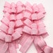 Pink Decorative Bows / Set 12 Bows / Pink and White Bows / Easter Pink ...