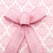 Pink Decorative Bows / Set 12 Bows / Pink and White Bows / Easter Pink ...