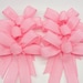 Pink Decorative Bows / Set 6 Bows / Easter Pink Decor Bows / - Etsy