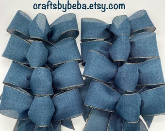 Blue Christmas Decor | Etsy