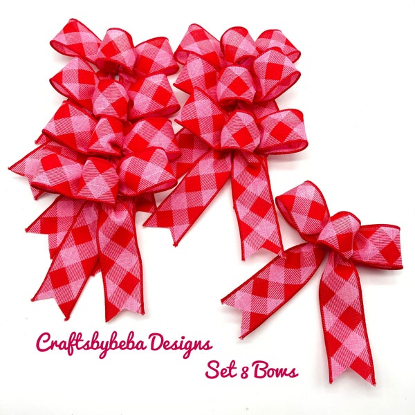 Red Bow - Etsy