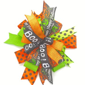 Halloween Bow / Halloween Decoration / Happy Halloween Bow / | Etsy