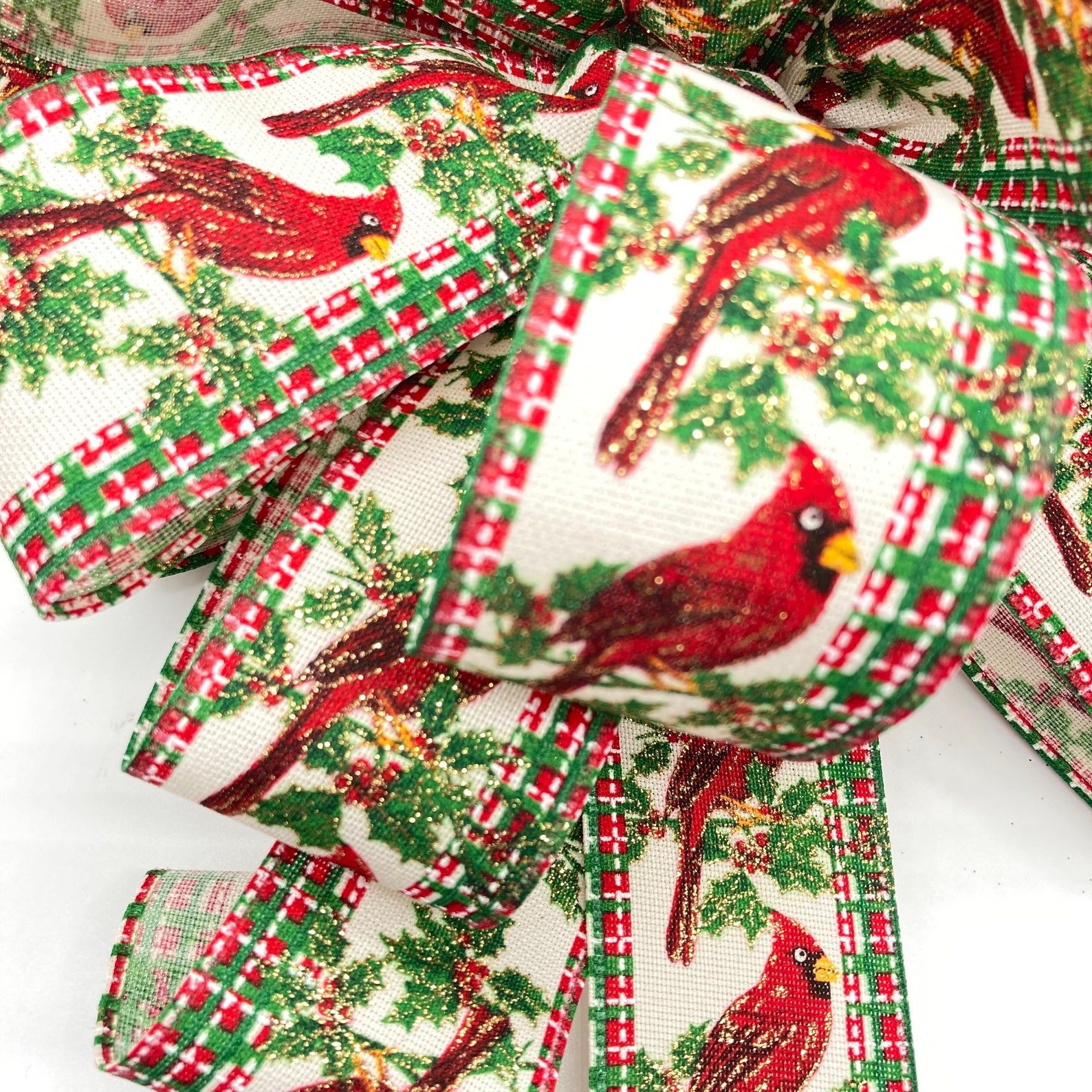 Cardinal Tree Topper / Christmas Tree Topper / Christmas | Etsy