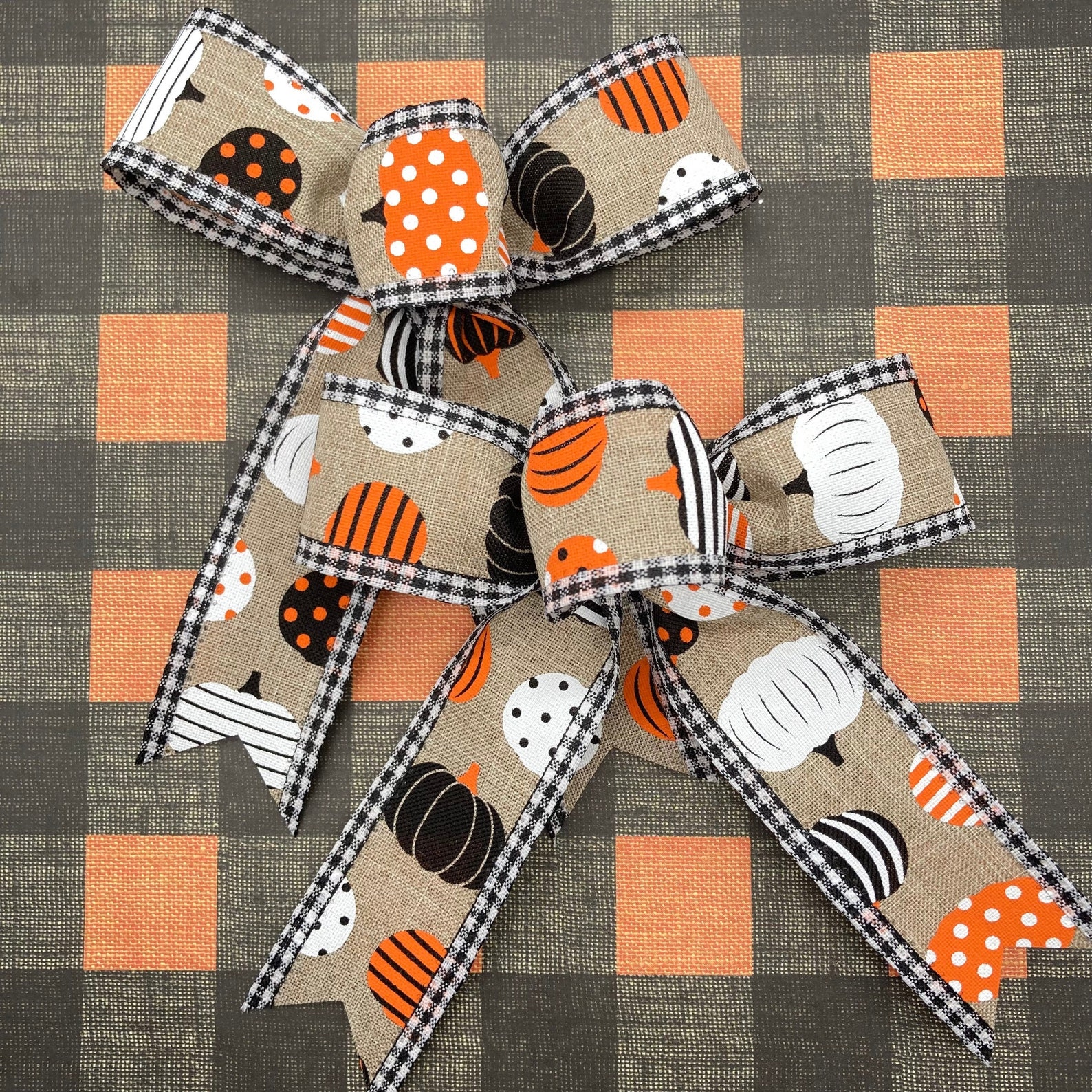 Harvest Decorative Bows / Set 12 Bows / Fall Small Decor Bows - Etsy UK