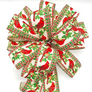 Cardinal Tree Topper / Christmas Tree Topper / Christmas Cardinal ...