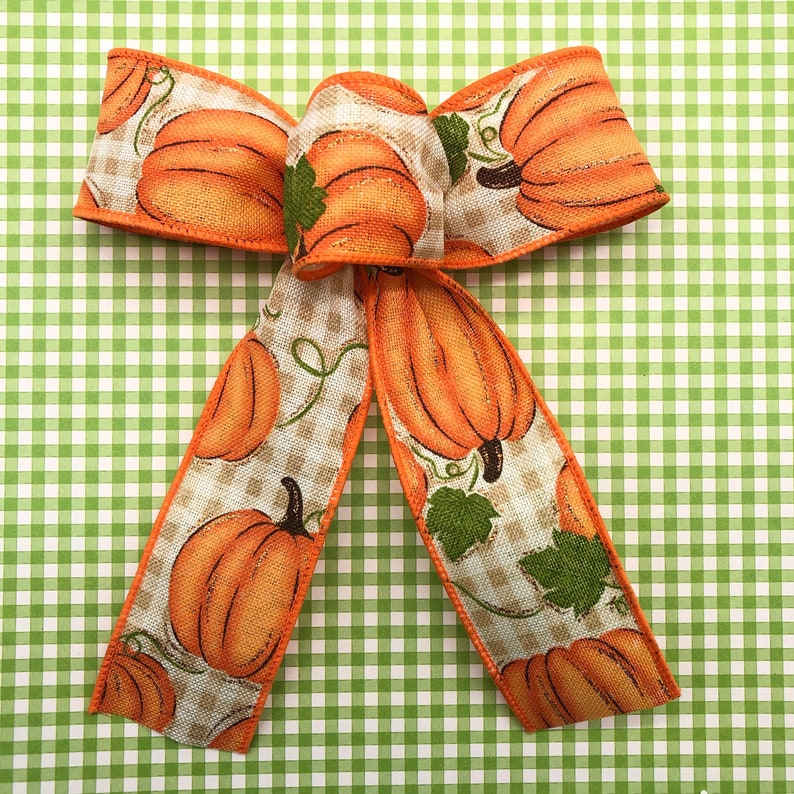 Harvest Decorative bows / Set 12 Bows / Fall Decor Bows / | Etsy