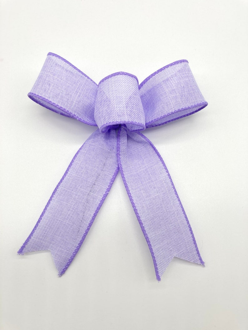 Purple Decorative Bows / Set 8 Bows / Small Spring Purple - Etsy