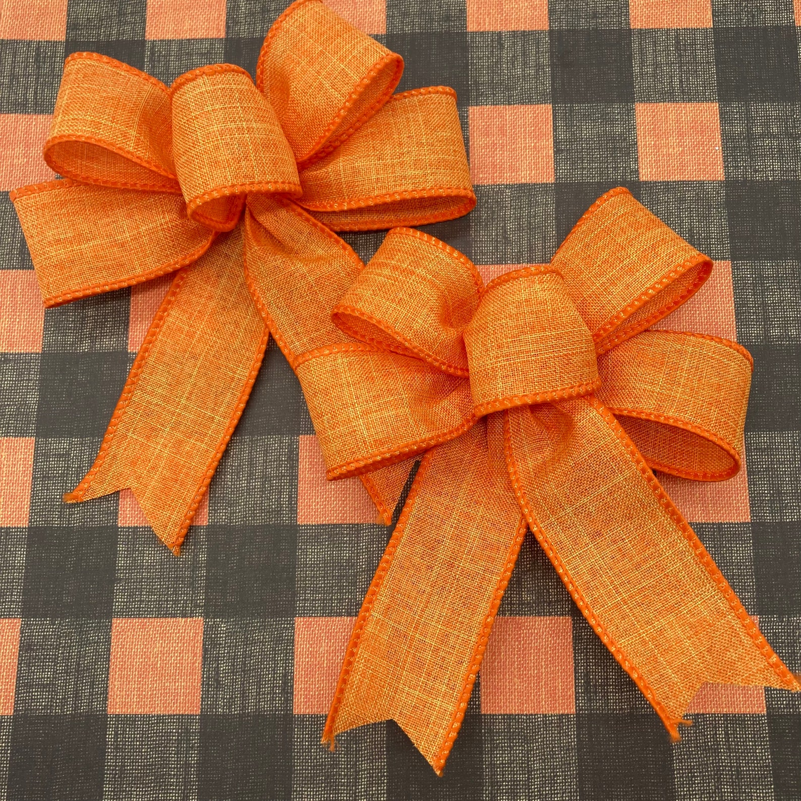 Harvest Decorative Bows / Set 8 Bows / Fall Small Bows / | Etsy