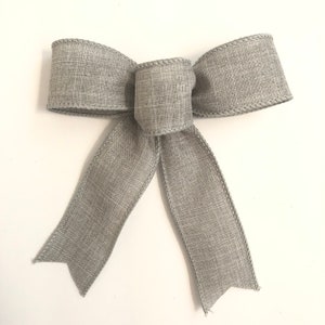 Gray Color Bows / Small Gray Decorative Bows / Set 12 Bows / Gray Color ...