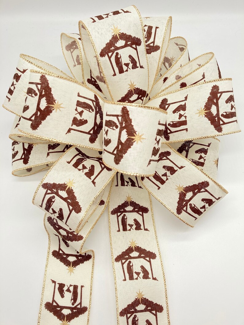 Nativity Scene Christmas Tree Topper / Christmas Nativity - Etsy