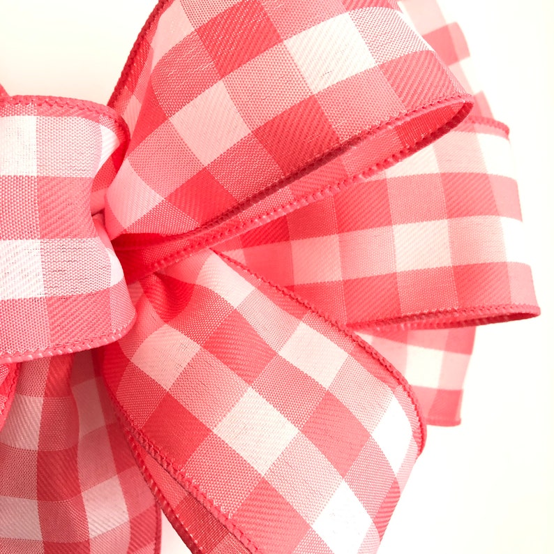 Wreath Bow / Watermelon Pink Color Decorative Bow / Punch - Etsy