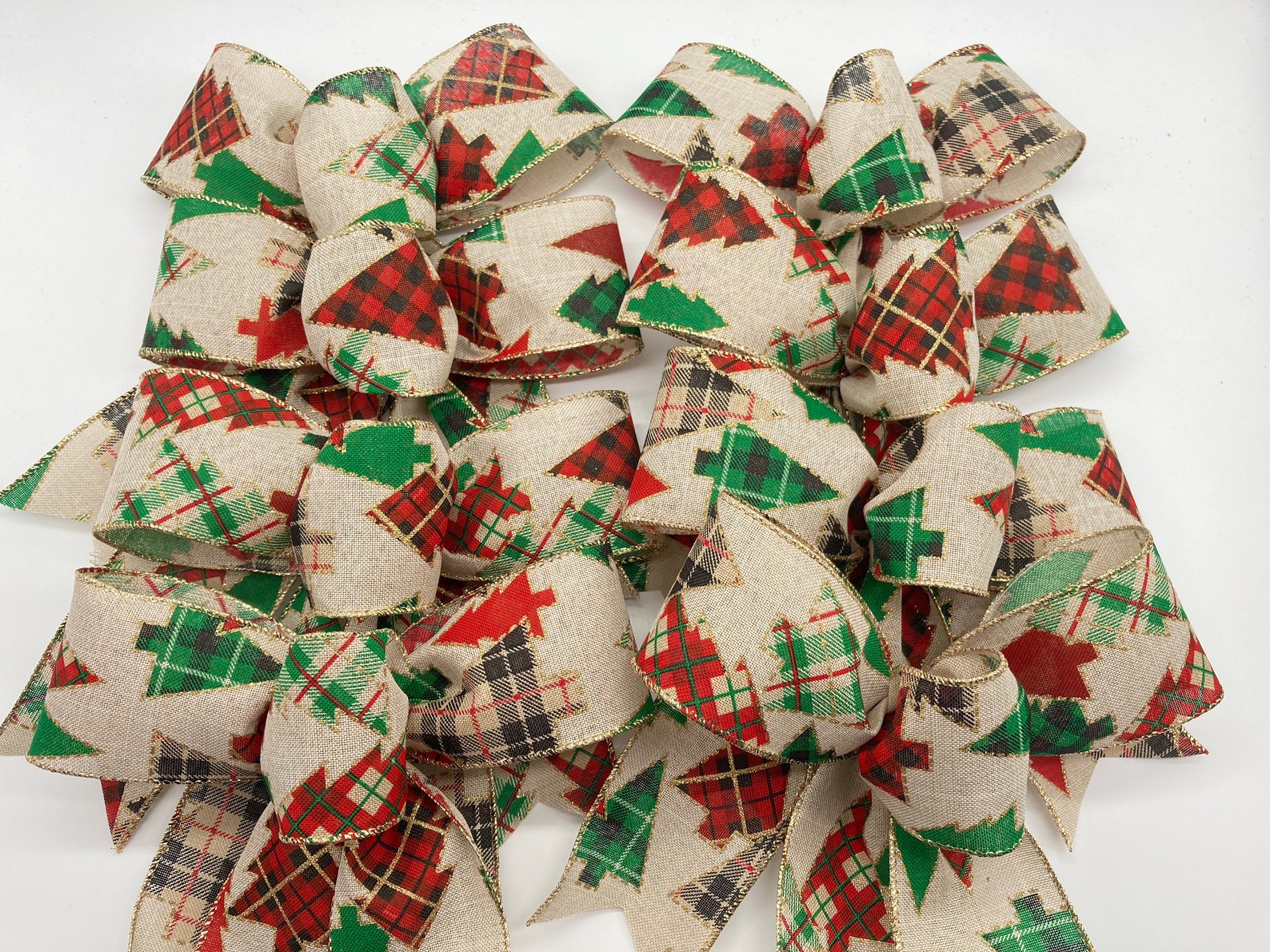 Christmas Tree Bows / Xmas Tree Bows / Christmas Tree - Etsy