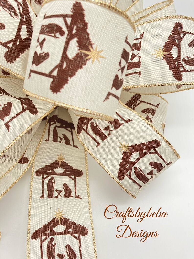 Nativity Scene Christmas Tree Topper / Christmas Nativity - Etsy