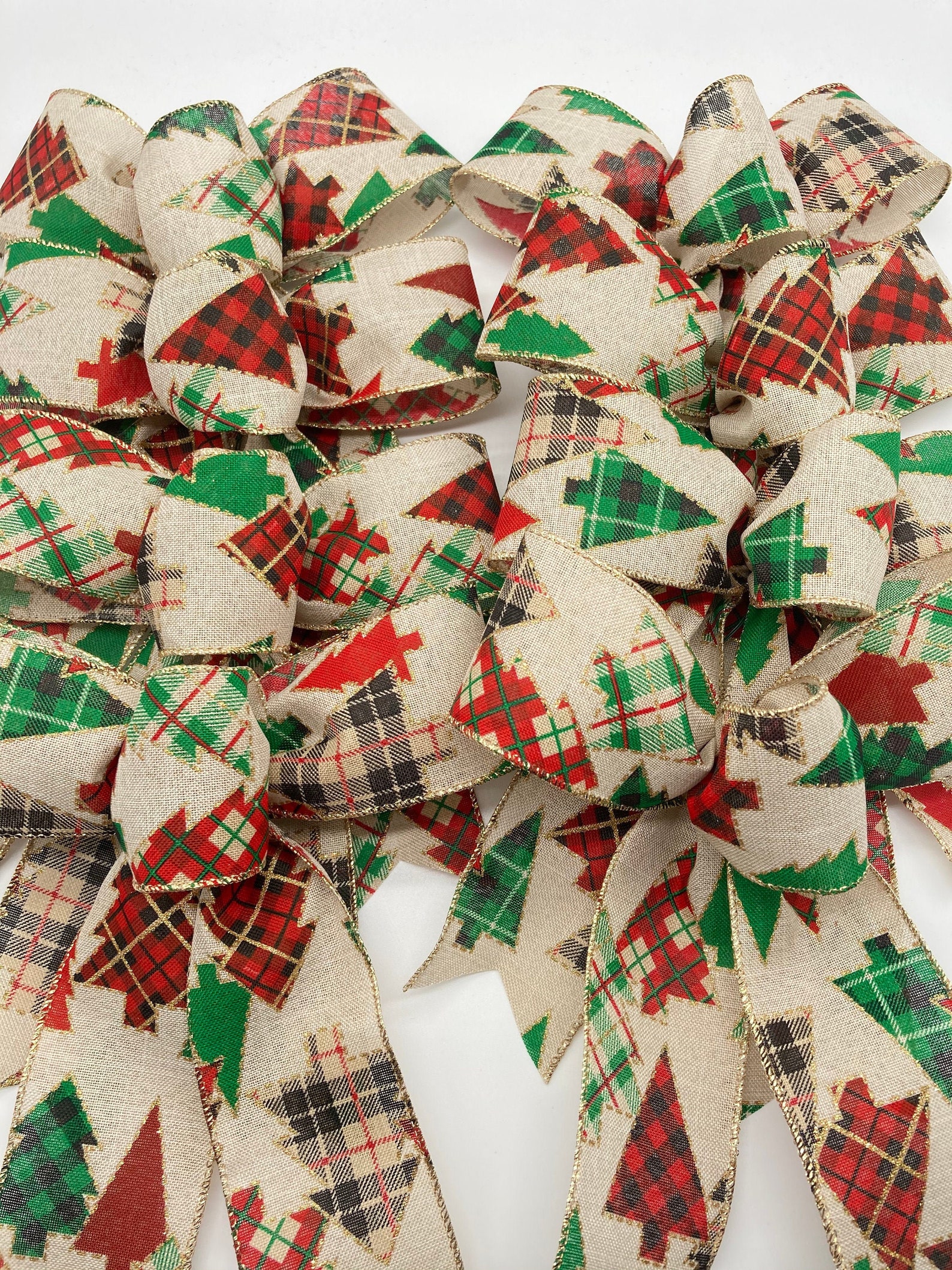 Christmas Tree Bows / Xmas Tree Bows / Christmas Tree - Etsy