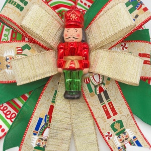 Nutcracker Christmas Tree Topper / Nutcracker Christmas Wreath - Etsy
