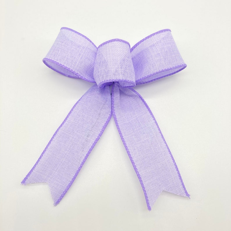 Purple Decorative Bows / Set 8 Bows / Small Spring Purple - Etsy