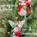 Christmas Ornaments / Set 2 Ornaments / Red and Green - Etsy