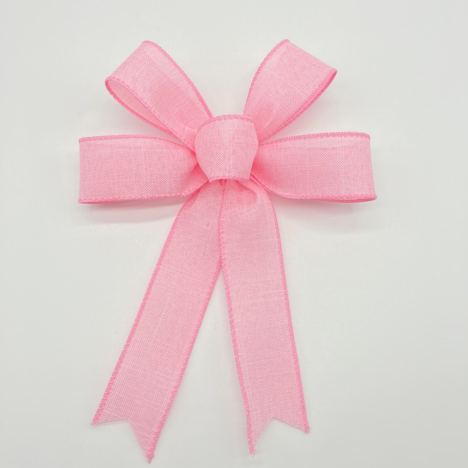 Pink Decorative Bows / Set 6 Bows / Easter Pink Decor Bows / - Etsy