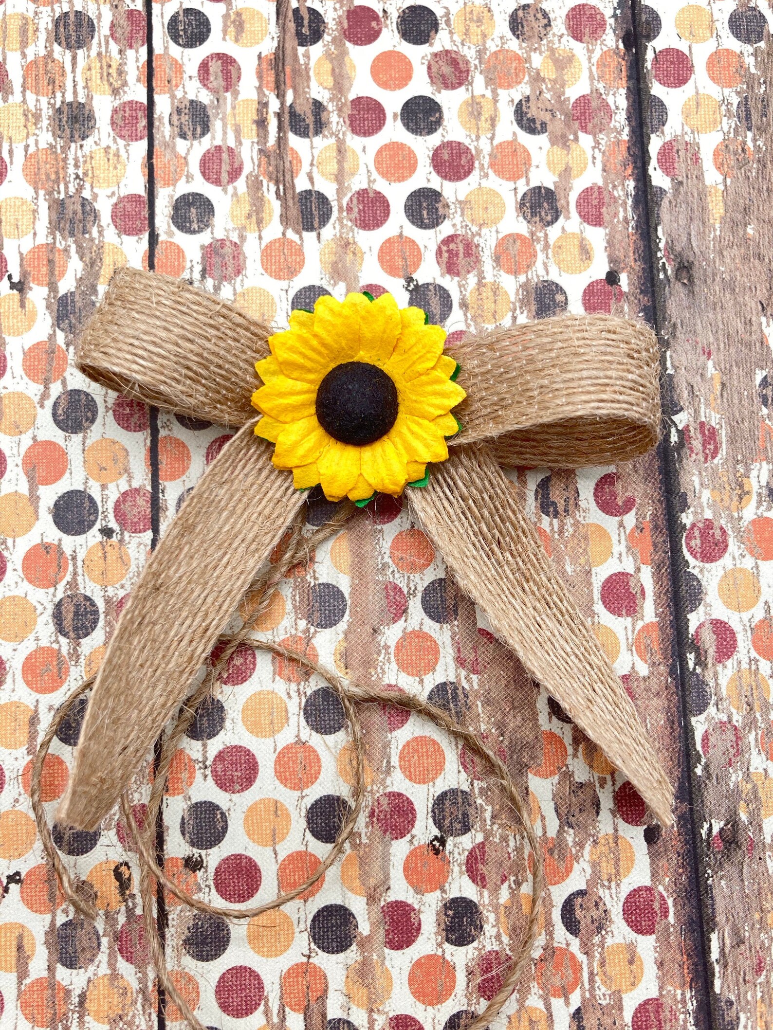 Sunflower Small Decorative Bows / Set 24 Bows / Sunflower - Etsy