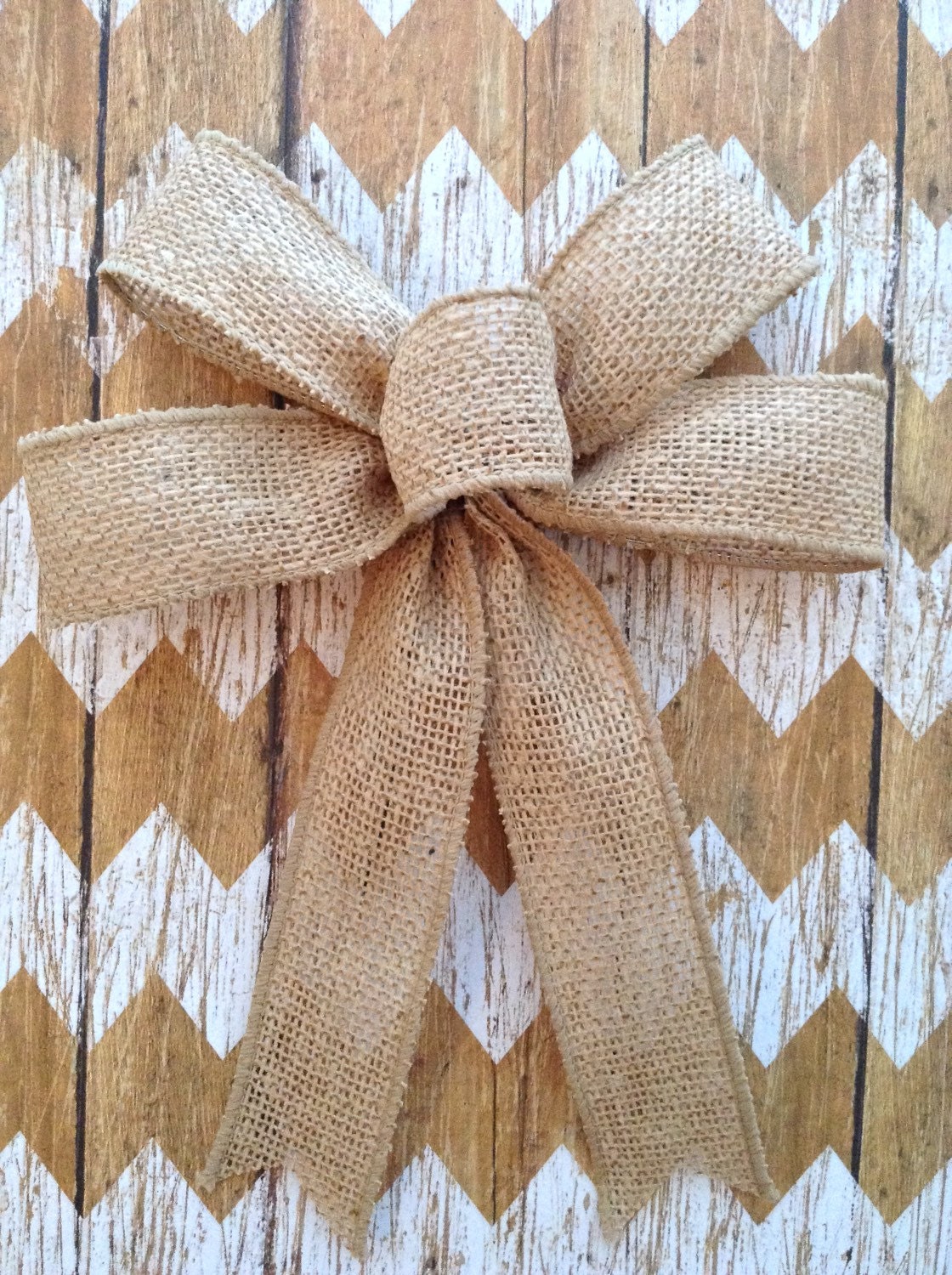 Burlap Decorative Bows / Small Burlap Bows / Burlap Decor Bows | Etsy