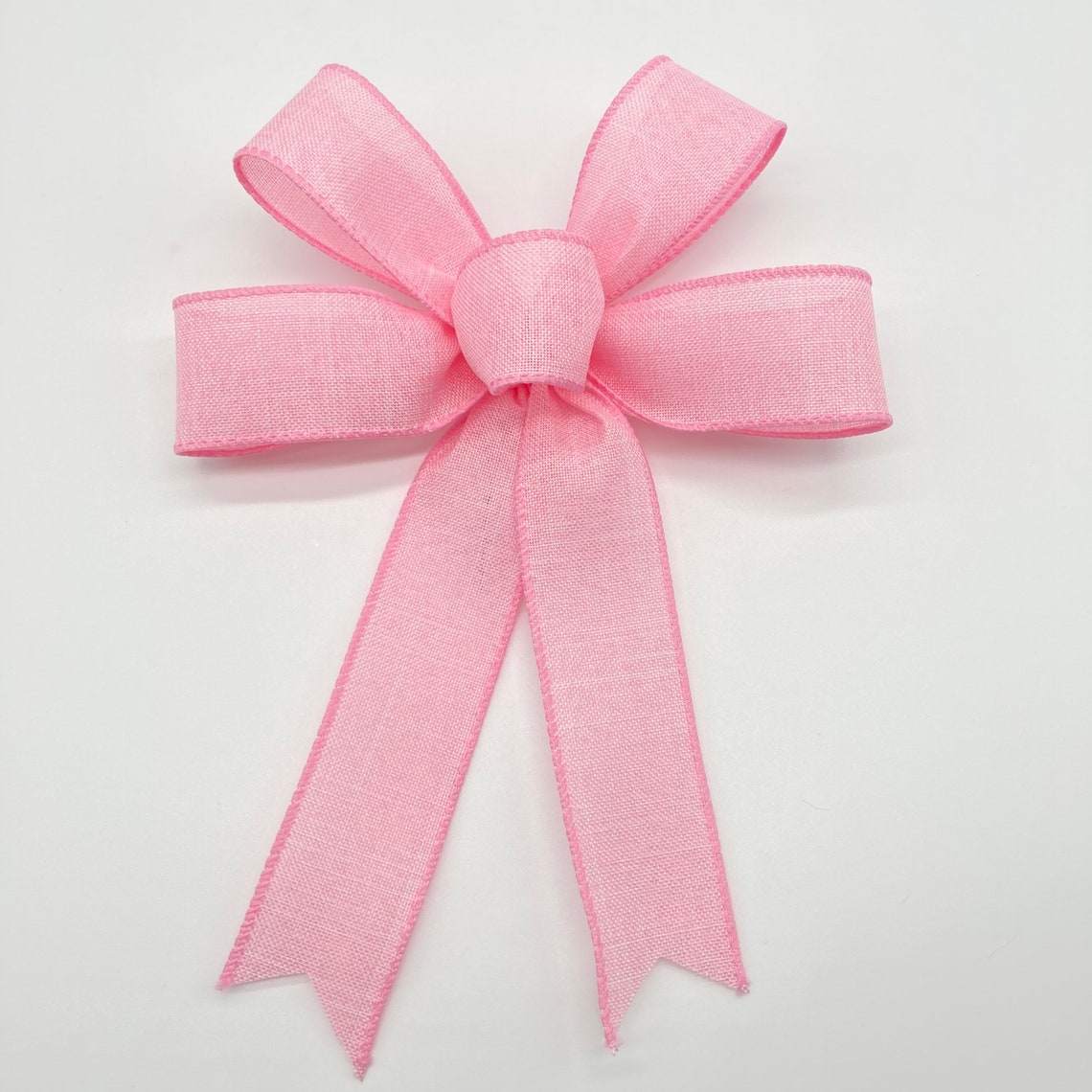 Pink Decorative Bows / Set 6 Bows / Easter Pink Decor Bows / - Etsy