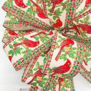 Cardinal Tree Topper / Christmas Tree Topper / Christmas Cardinal ...