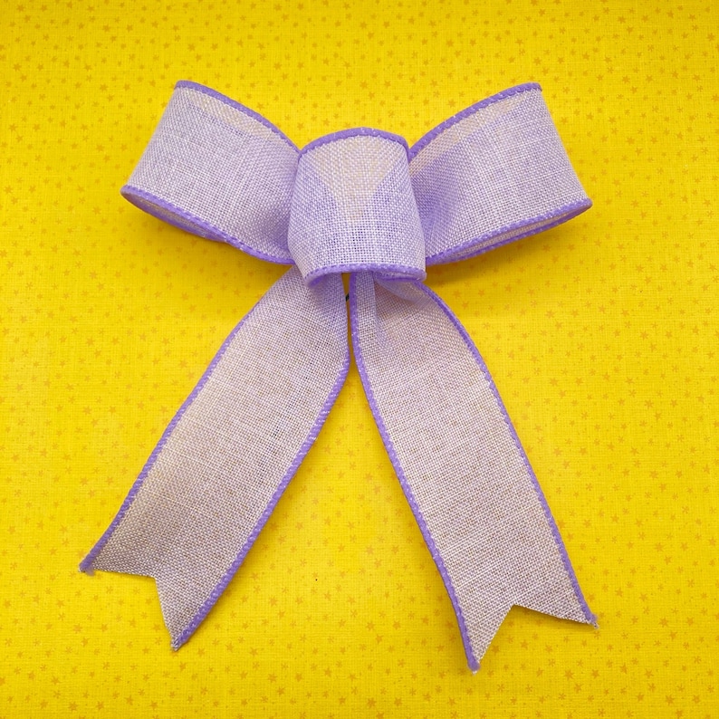 Purple Decorative Bows / Set 8 Bows / Small Spring Purple - Etsy