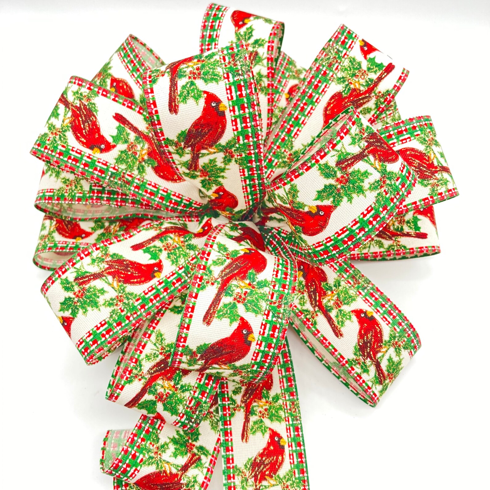 Cardinal Tree Topper / Christmas Tree Topper / Christmas | Etsy