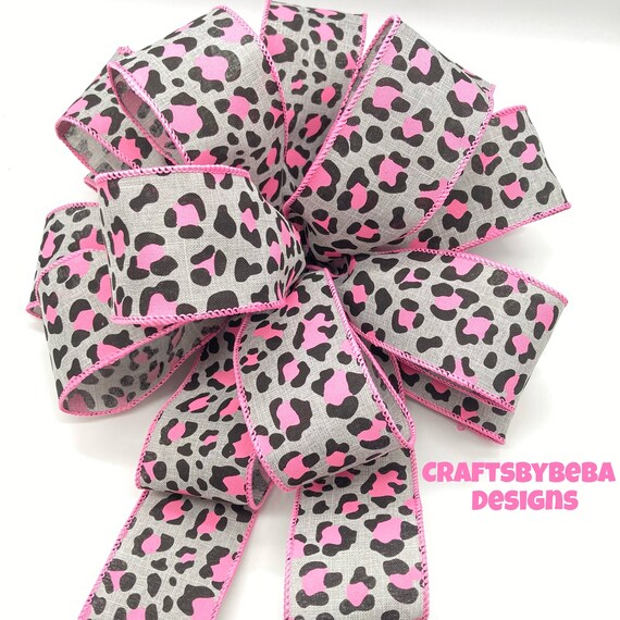 Christmas Cheetah Print Tree Topper / Christmas Animal Print - Etsy