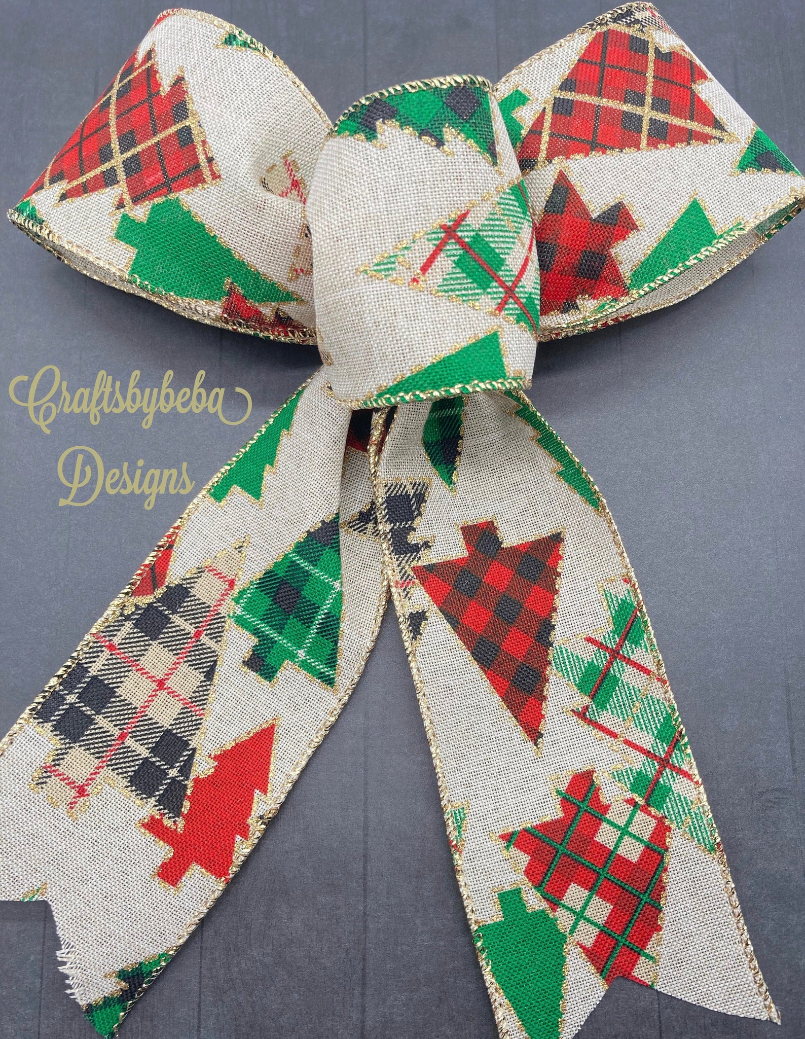 Christmas Tree Bows / Xmas Tree Bows / Christmas Tree - Etsy