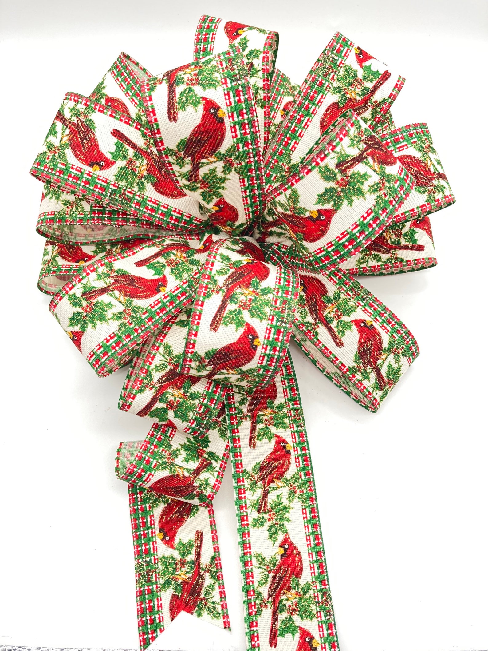 Cardinal Tree Topper / Christmas Tree Topper / Christmas | Etsy