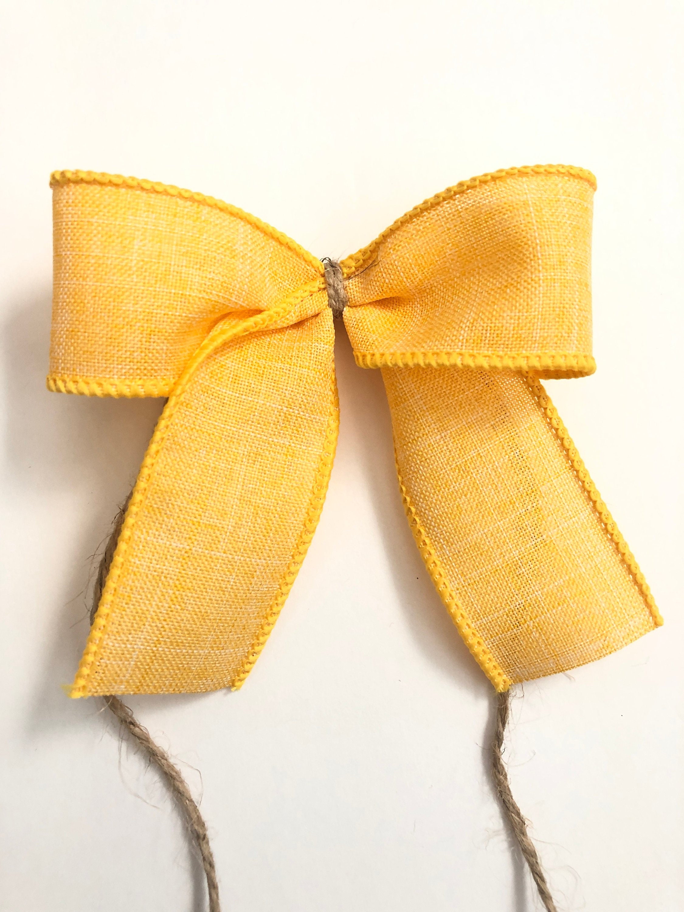 Yellow Decorative Bows / Bees Small Bows / Set of 24 Bows / | Etsy