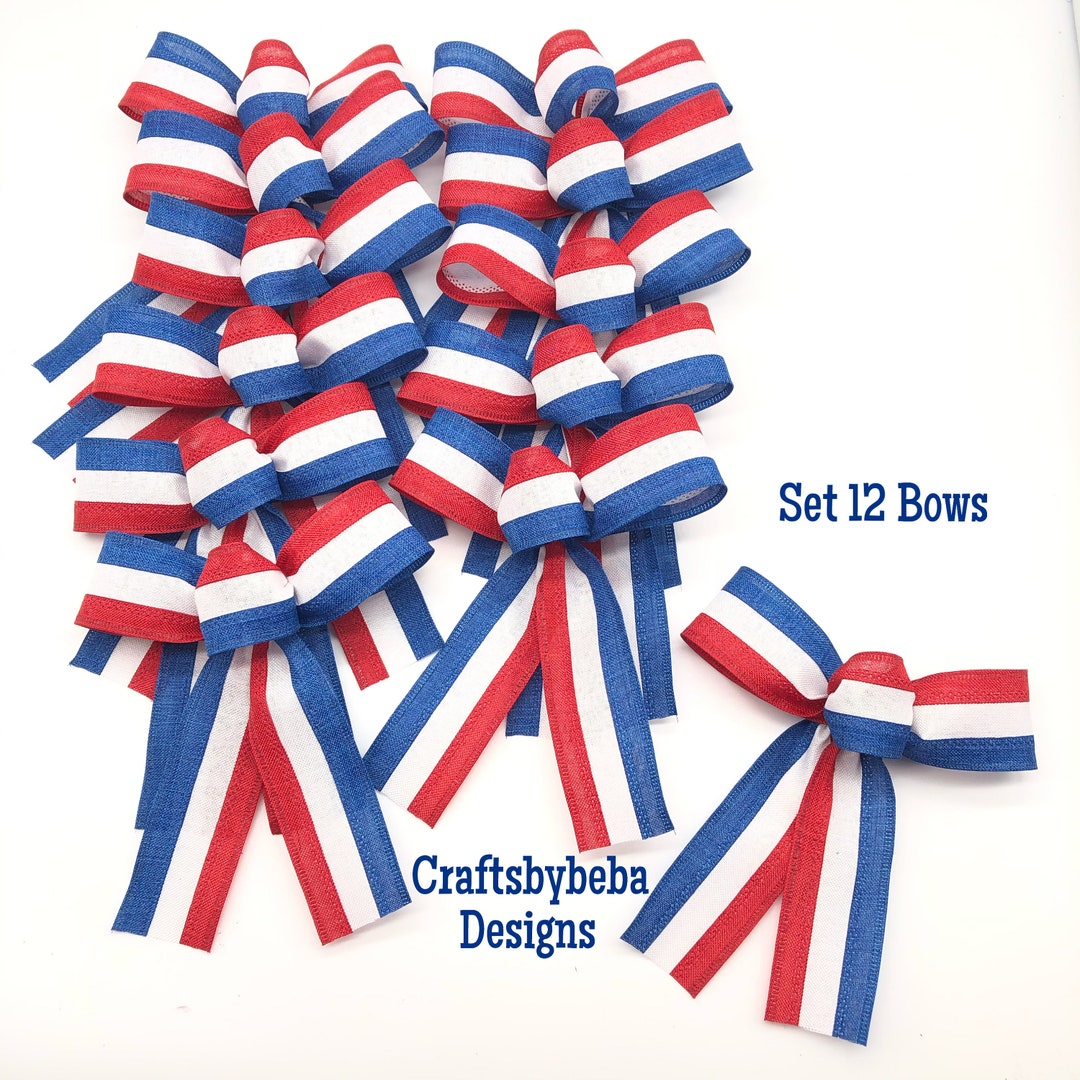 Lazos Decorativos Patrióticos / Set 12 Lazos / Lazos Pequeños - Etsy España