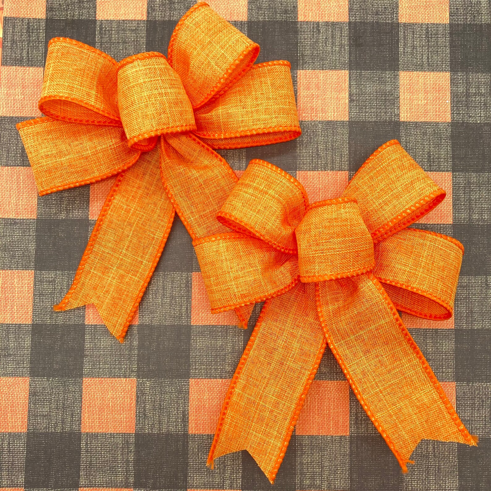 Harvest Decorative Bows / Set 8 Bows / Fall Small Bows / | Etsy