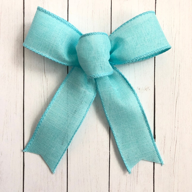 Teal Color Decorative Bows / Blue Teal Small Bows / Set of - Etsy