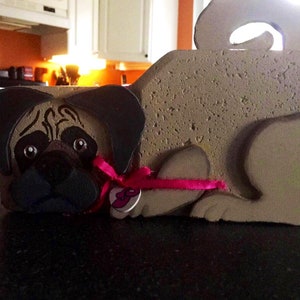 Pug Patio Paver Pals Handpainted Decoration Ornament - Etsy