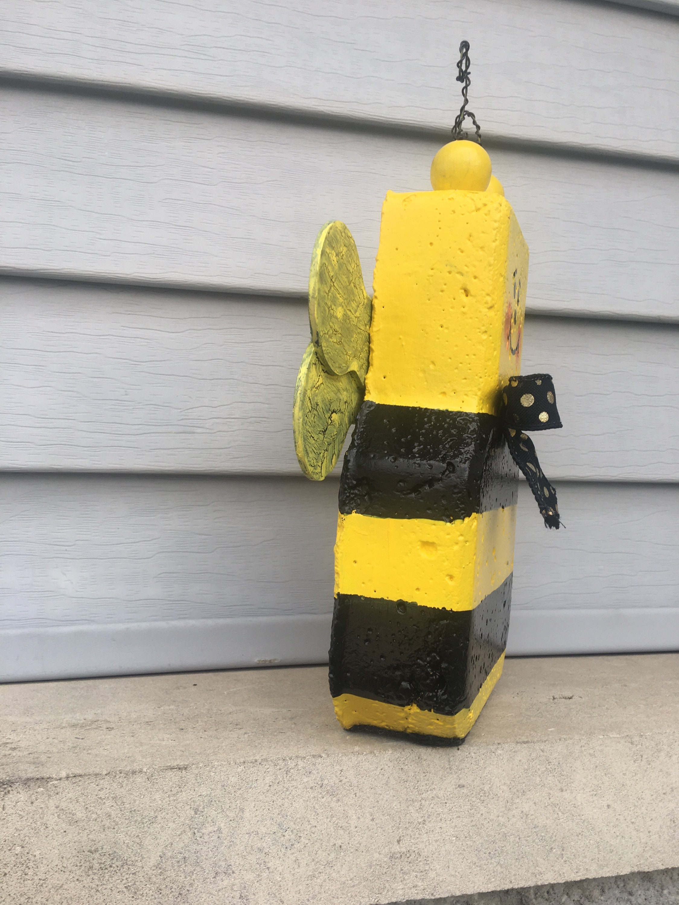 Bumblebee Garden Decor Bumble Bee Hand Painted Patio Paver Pal - Etsy