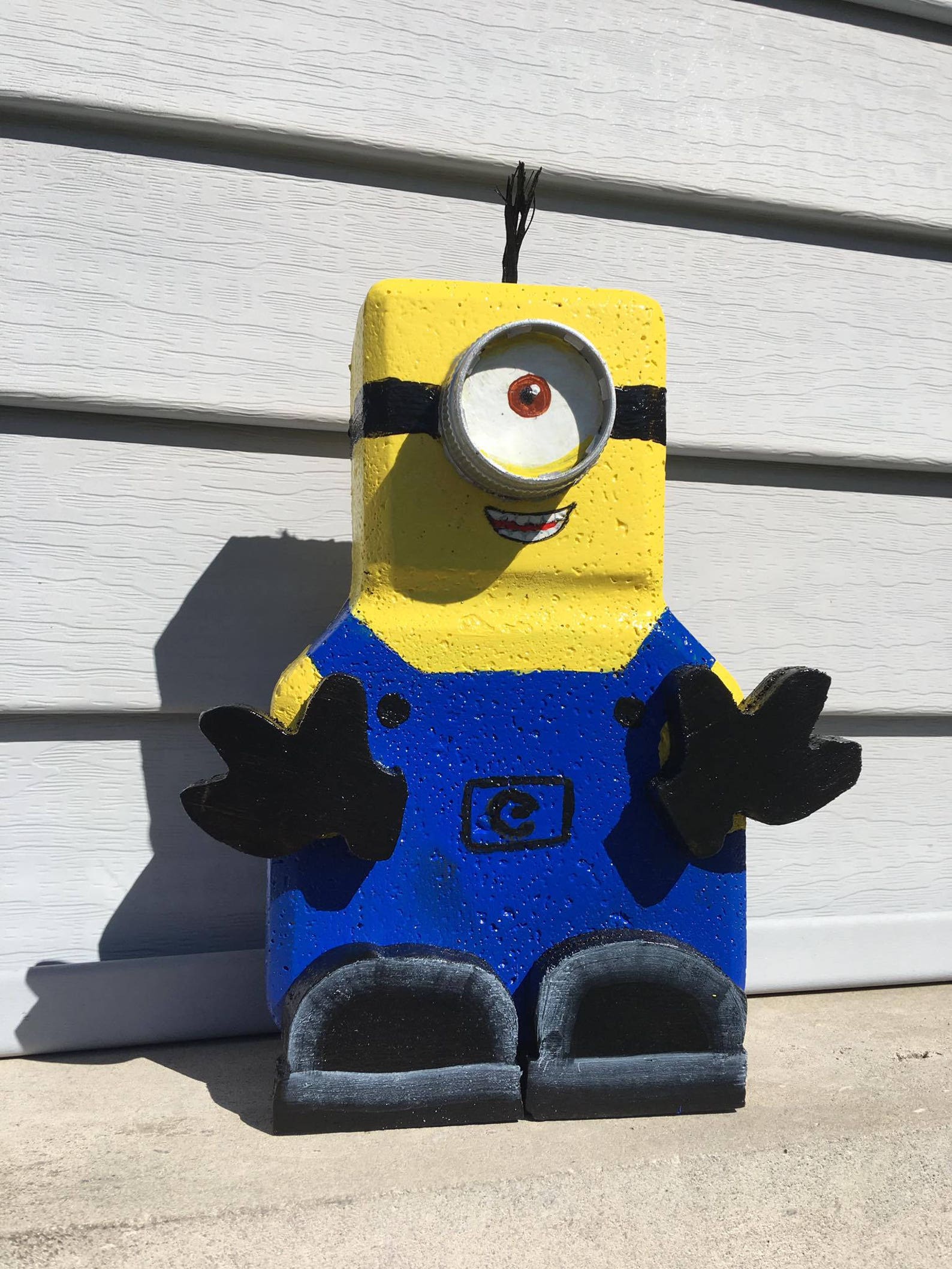 MINION Patio Paver Pals Handpainted Decoration Ornament - Etsy