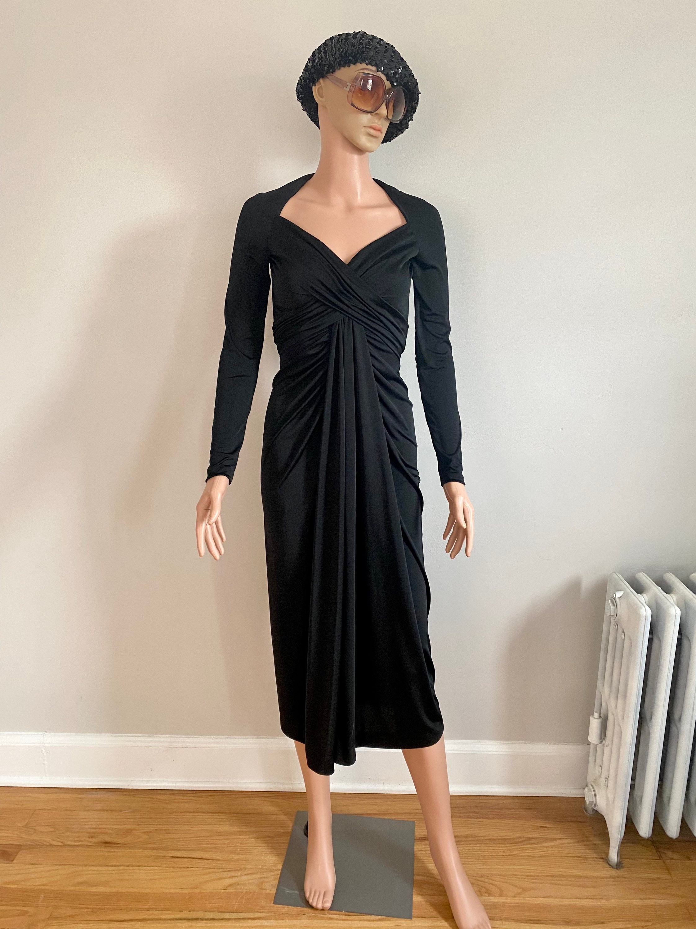 1970s Robert David Morton Black Designer Disco Vamp Vintage - Etsy