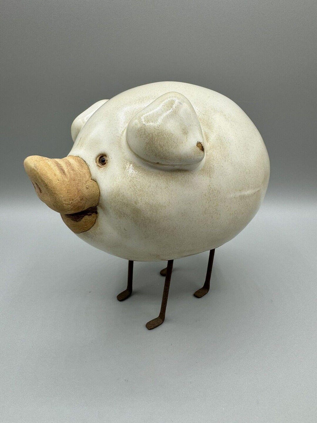 Vintage Nantucket Ceramic Pig Figurine - Etsy